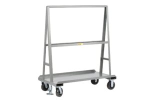 little giant af-2460-2r-fl "a" frame sheet and panel truck, 24" x 60", gray