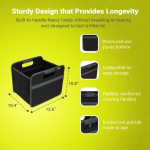 meori Small Foldable Box, 1-Pack, Black