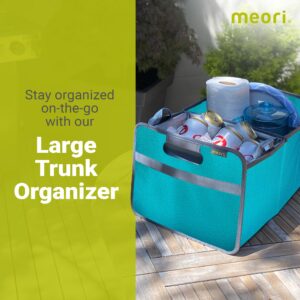 meori A100022 Foldable Box Classic Large Tangerine Orange Collapsible Organize Storage Carry Moving Collection Laundry Toys Records Books