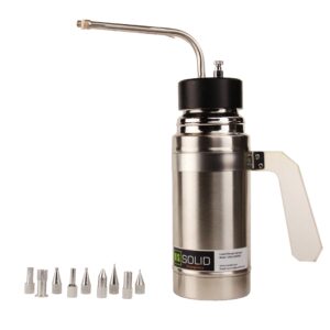 500ml (16oz.) liquid nitrogen (ln2) sprayer - freeze treatment instrument unit with 9 freeze heads from u.s. solid, empty tank