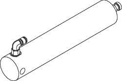 tilt cylinder for a-dec cascade 1040 adc177