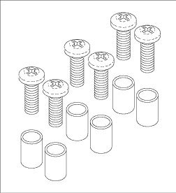 foot controller spacer kit for pelton & crane pck781