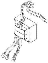 transformer for a-dec - fits: track light, box assembly adt133