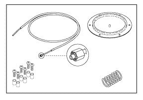 foot controller repair kit for pelton & crane pck784