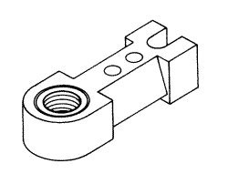 actuator for dental-ez/custom air/ramvac (1/4-28 right hand thread) dea613