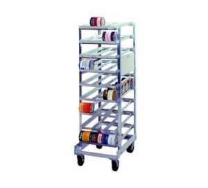 prairie view cr162c mobile can rack, holds (162) #10 cans