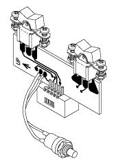 switch assembly (rockers rt) for a-dec ada215