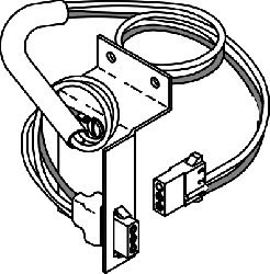 trolley bracket assembly for pelton & crane pca657