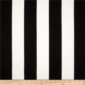 premier prints indoor/outdoor vertical stripe black, fabric by the yard