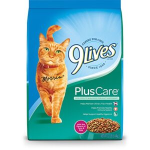 9lives plus care dry cat food, 12 lb. bag