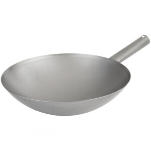 vollrath 58814 carbon steel wok pan