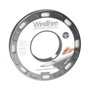 wiretrim edge cutting tape, 1/4-inch x 100 feet (1 roll, trueline hd)