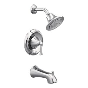 moen wynford chrome posi-temp tub and eco-performance shower trim kit valve required, t4503ep