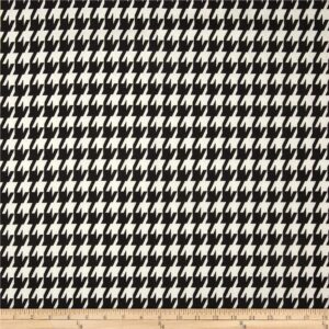 premier prints large houndstooth black, fabric by the yard