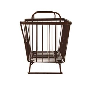 Spectrum Diversified Ashley Stackable Storage Basket, Large, Bronze (20324)