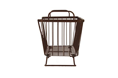 Spectrum Diversified Ashley Stackable Storage Basket, Large, Bronze (20324)