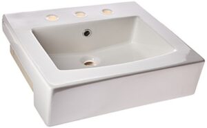 american standard 0342008.020 boxe semi-countertop bathroom sink, 13, white