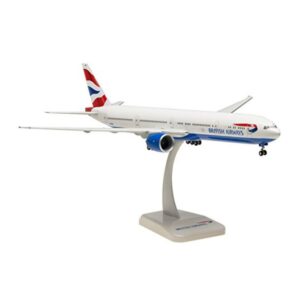 hogan daron wings - british airways boeing 777-336er triple-seven - reg. no.: g-stbh - (white - union flag with crest livery) - scale: 1:200 - snap-fit model