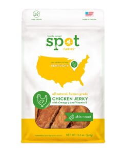 spot farms chicken jerky healthy all natural dog treats human grade for skin and coat 12 oz