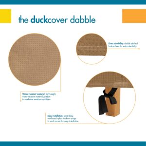 Duck Covers Essential Water-Resistant 36 Inch Patio Lounge Chair Cover, Patio Furniture Covers