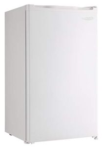 danby 3.2 cubic feet compact refrigerator (dcr032c1wdb), white