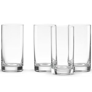 lenox tuscany classics 4-piece highball glass set, 4 count (pack of 1), clear