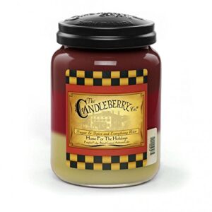 candleberry home for the holidays 26 oz. large jar candle