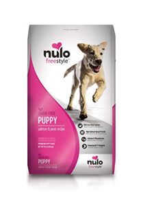 nulo puppy food grain free dry food with bc30 probiotic and dha (salmon and peas recipe, 11lb bag)