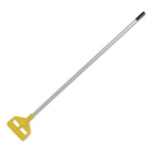 rubbermaid h126 invader aluminum side-gate wet-mop handle 60-inch gray/yellow