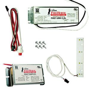 fulham fhskitt04lnc - hotspot1 - led emergency lighting retrofit kit - 4 watt - 500 lumens - 145 min. illumination - linear array module - c cell battery - for use with t8 troffers - 120-277 volt