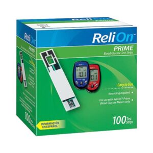 reli on blood glucose test strips 100 count (100)