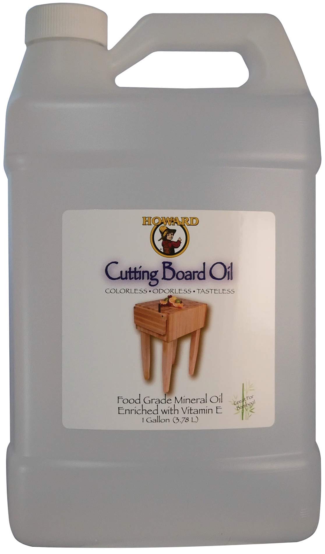 Howard Products BBB128 Cutting Board Oil, 1 Gallon, 128 Fl Oz