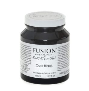 fusion mineral paint 500 ml coal black