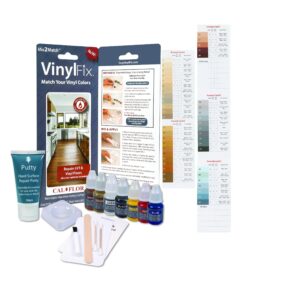 calflor fl49106cf vinylfix, mix2match vinyl & lvt repair kit