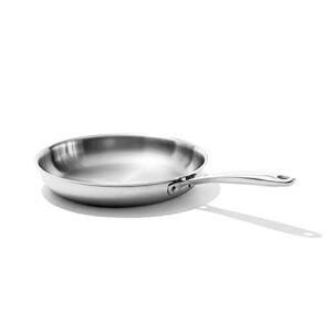 oxo good grips pro tri ply stainless steel dishwasher safe nonstick frying pan, 8"