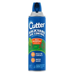 cutter backyard bug control outdoor fogger (6 pack), kills mosquitoes, fleas & listed ants, 16 fl ounce