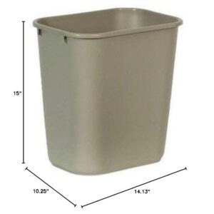 7-Gal Medium Soft Wastebasket [Set of 2] Color: Beige