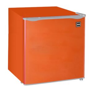 arctic chef rca rfr160-orange compact fridge, 1.6 cubic feet, orange