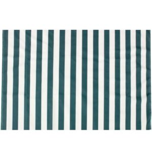 stripe canvas awning fabric outdoor fabric 60" (hunter green/white 1, yards)