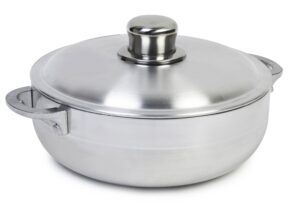 imusa usa, silver traditional caldero with lid 7.5-quart, 6.9