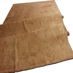 mybecca buckskin microsuede upholstery drapery fabric (5 yards) - mocha