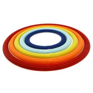 fiesta multicolor 5 piece trivet set