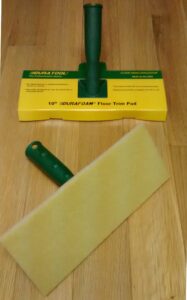 duratool durafoam 10" floor/trim pad paint and finish applicator with handle #8040