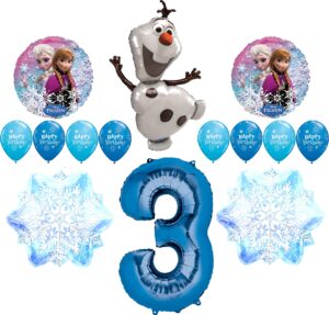 anagram frozen blue 3rd disney movie birthday party balloons decorations supplies