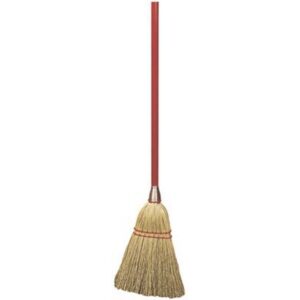 renown ren03996 blended lobby corn broom, 34"