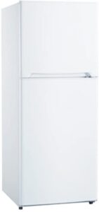 avanti ff116b0w ff116b 11.6 cu. ft. apartment size refrigerator, in white