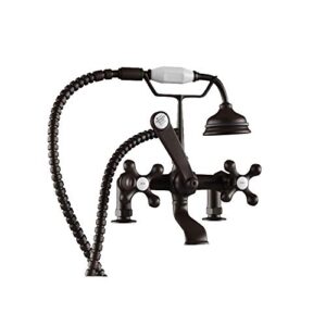 british telephone style deck mounted bathtub filler - oil rubbed bronze