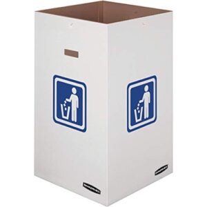 bankers box 10 pack 42 gallon corrugated cardboard trash and recycling containers