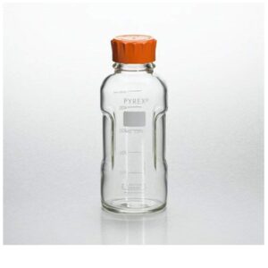 pyrex slimline media bottle easy pour corning 500ml glass