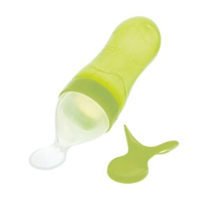 nuby garden fresh silicone squeeze feeder (green)